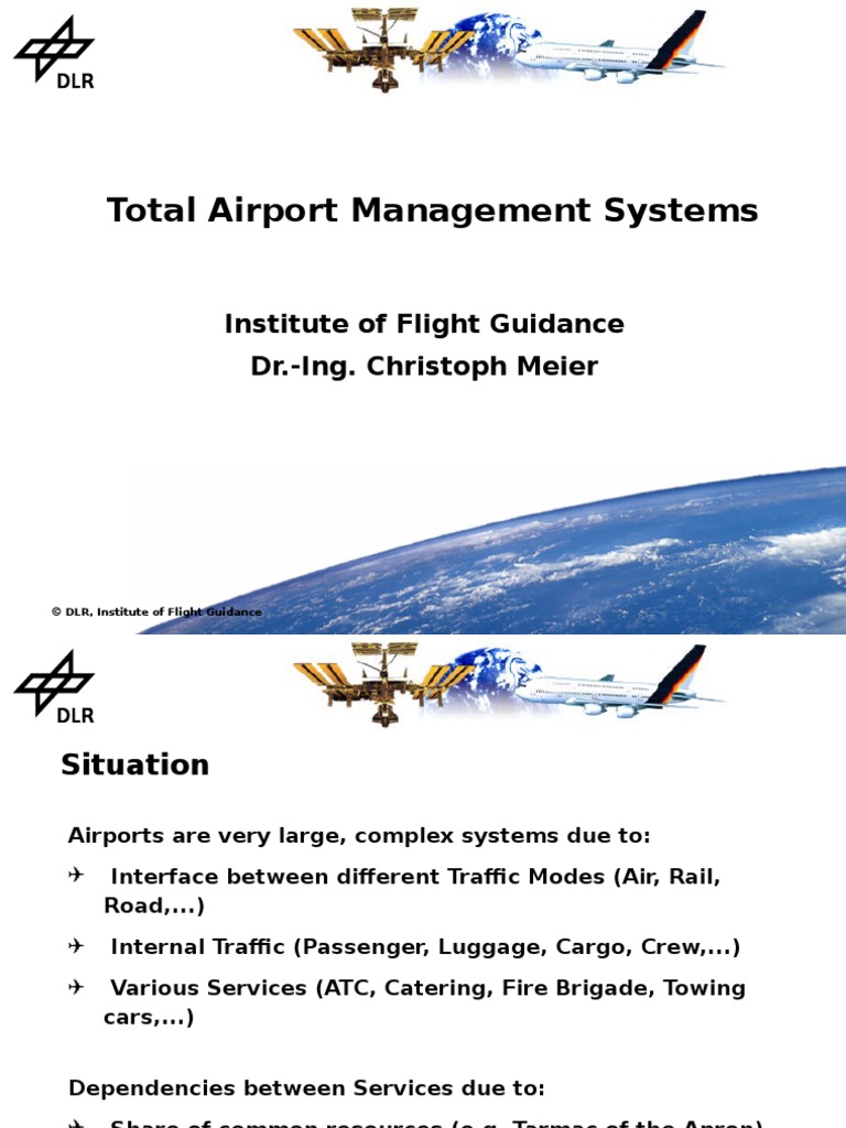 Total Airport Management Systems: Institute of Flight Guidance Dr.-Ing ...