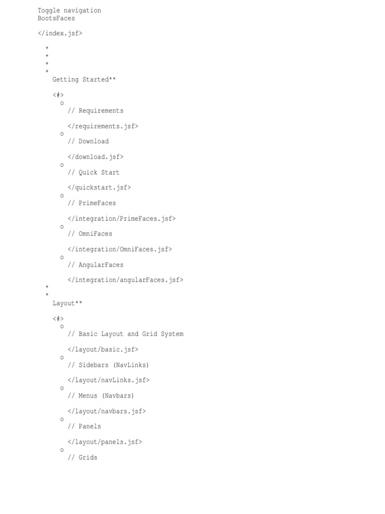 Bootsfaces The Next Gen Jsf Framework Based On Bootstrap Pdf Java Server Faces Html Element