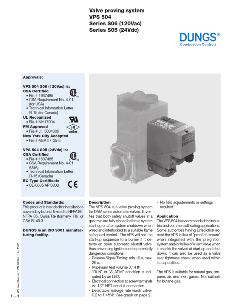 Valve Proving System | PDF | Leak | Valve