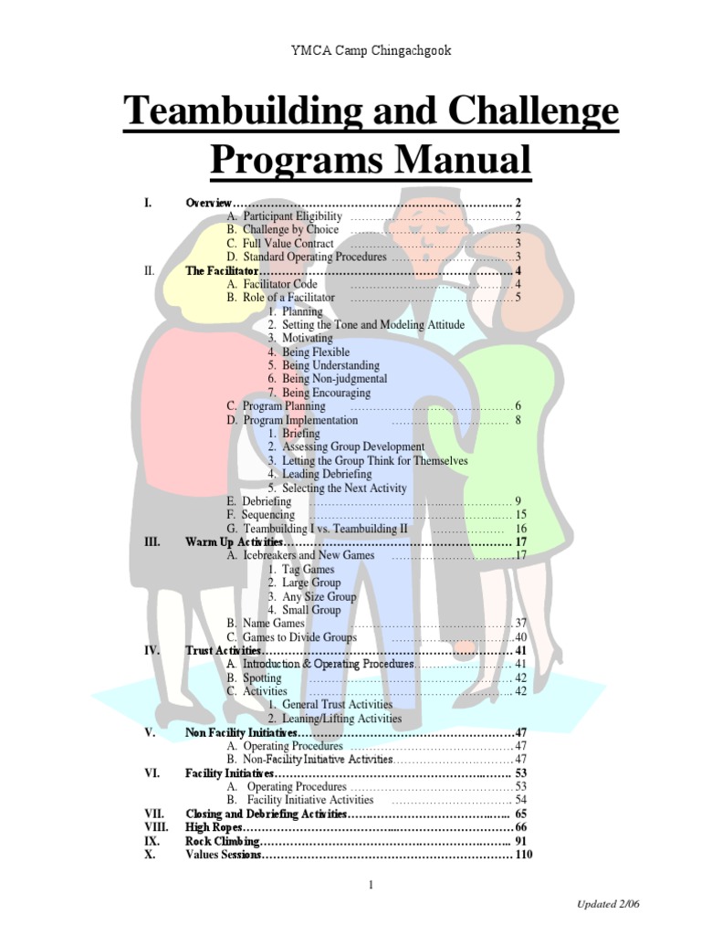 Teambuilding Manual - Teambuilding | PDF | Facilitator | Team Building