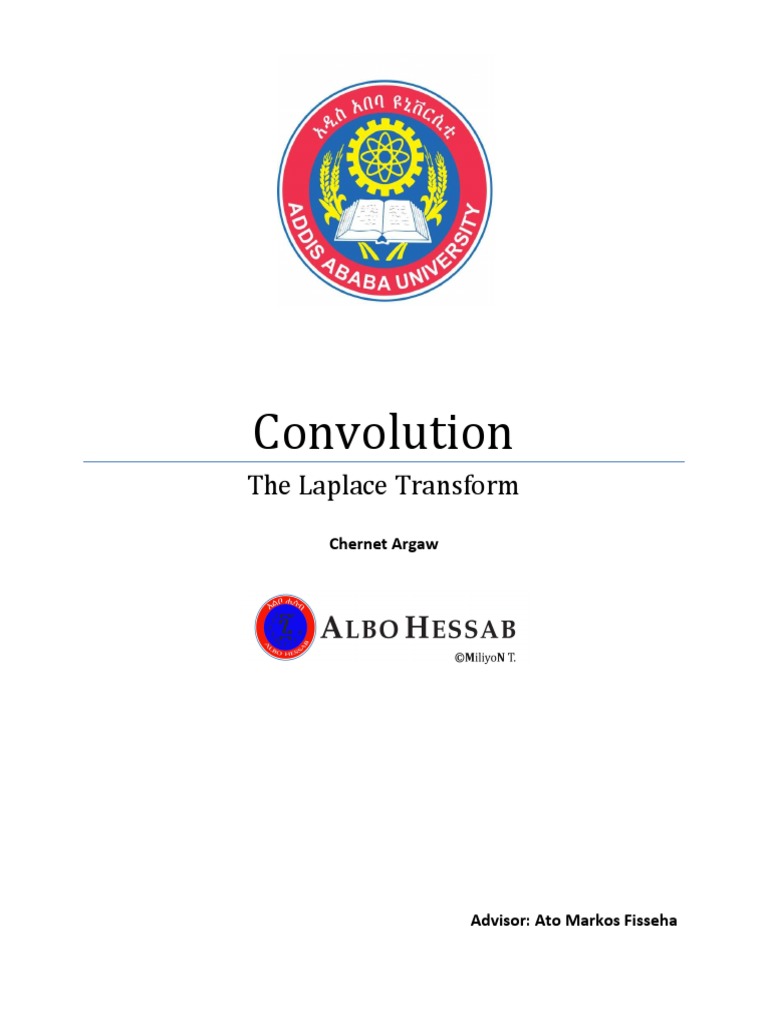 Argaw Convolution | PDF | Laplace Transform | Convolution