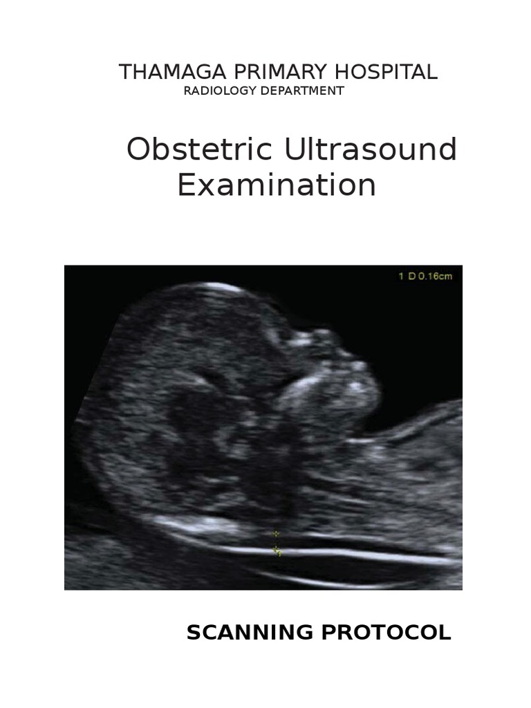 OBS Scanning Protocol | PDF | Medical Ultrasound | Fetus