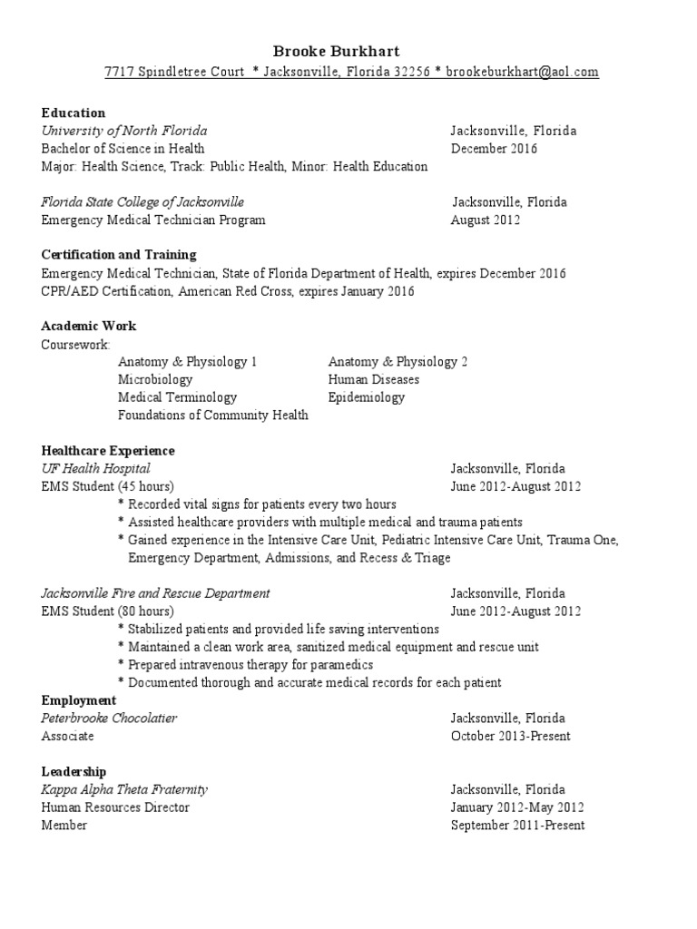 Health Science Graduate Profile | PDF