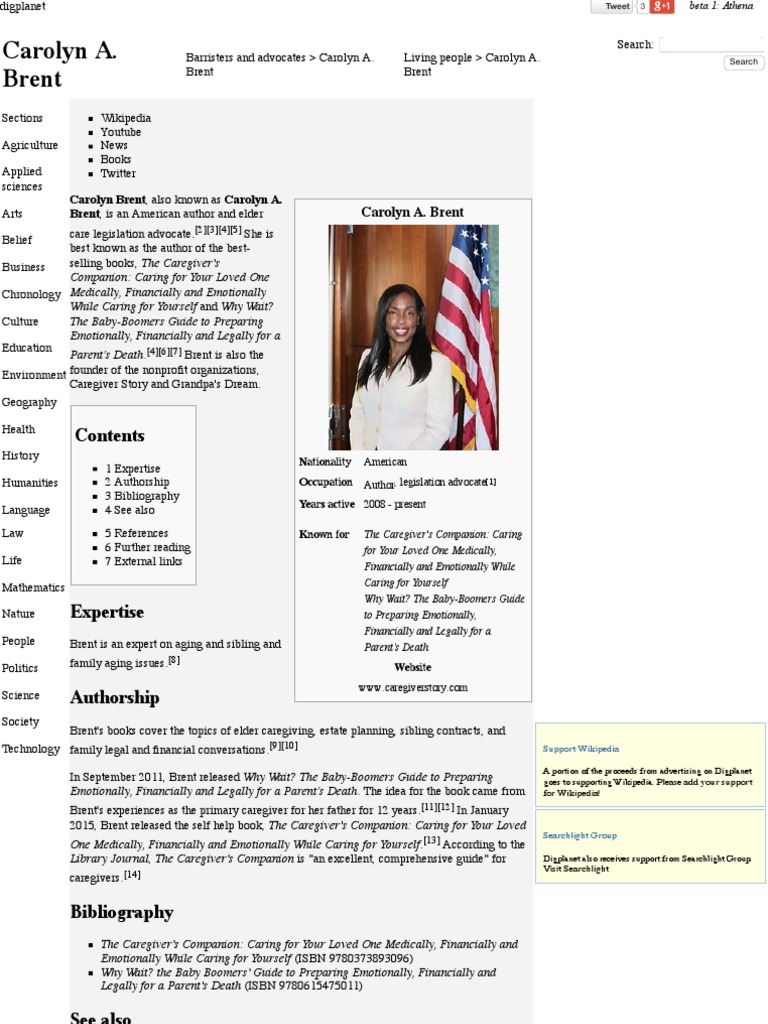 News - Learn and Talk About Carolyn A. Brent, Barristers and Advocates ...