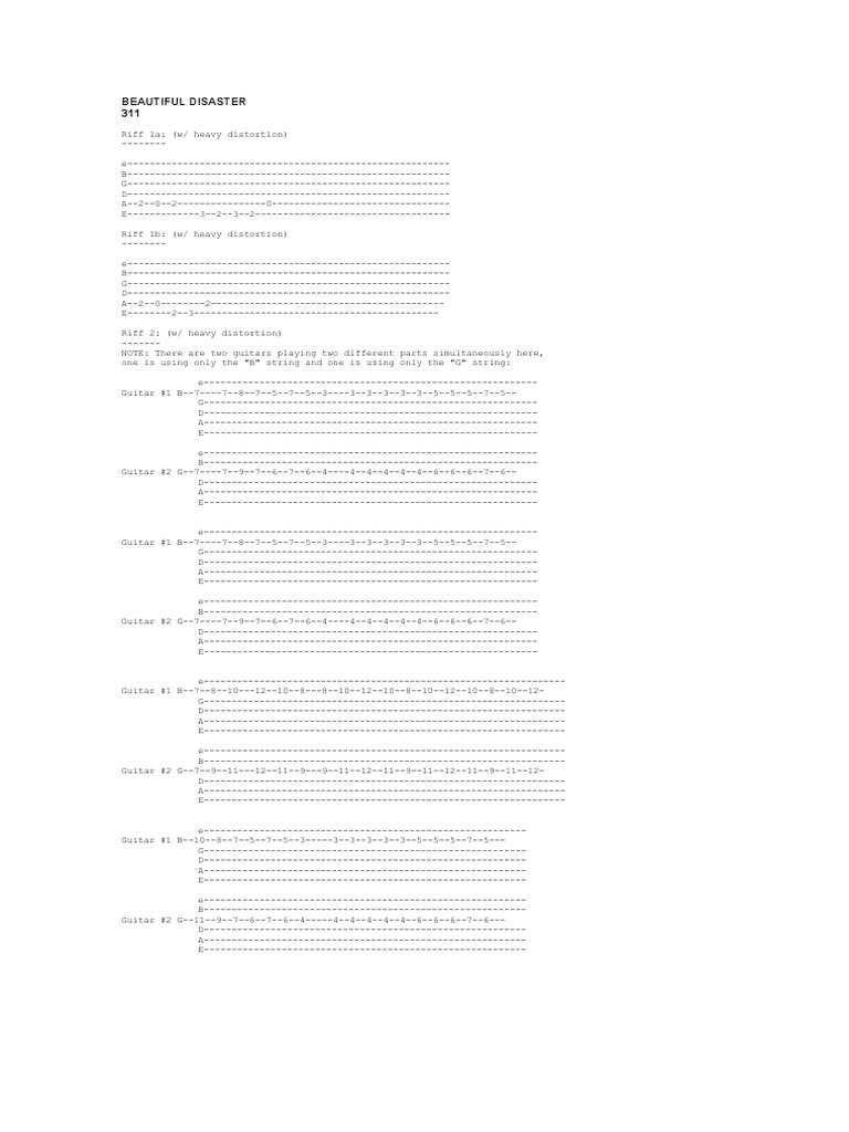 Beautiful Disaster 311 | PDF | Music Industry | Albums