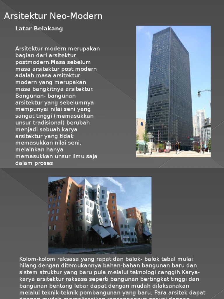 Ars. Neo-Modern Building | PDF