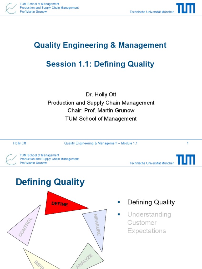 Defining Quality | Download Free PDF | Industries | Science And Technology