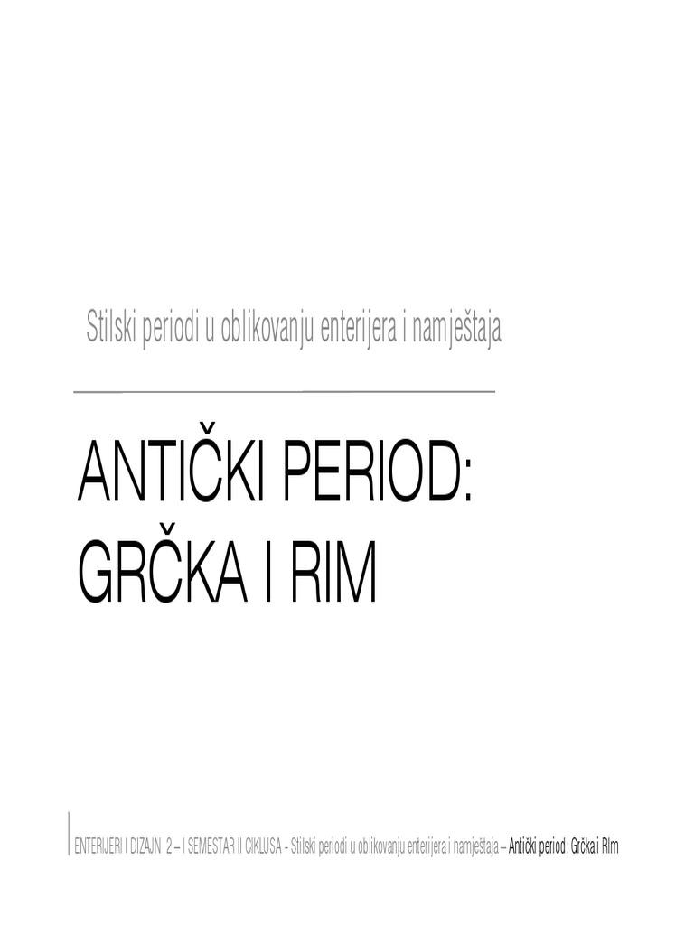 Anticka Grcka I Rim | PDF