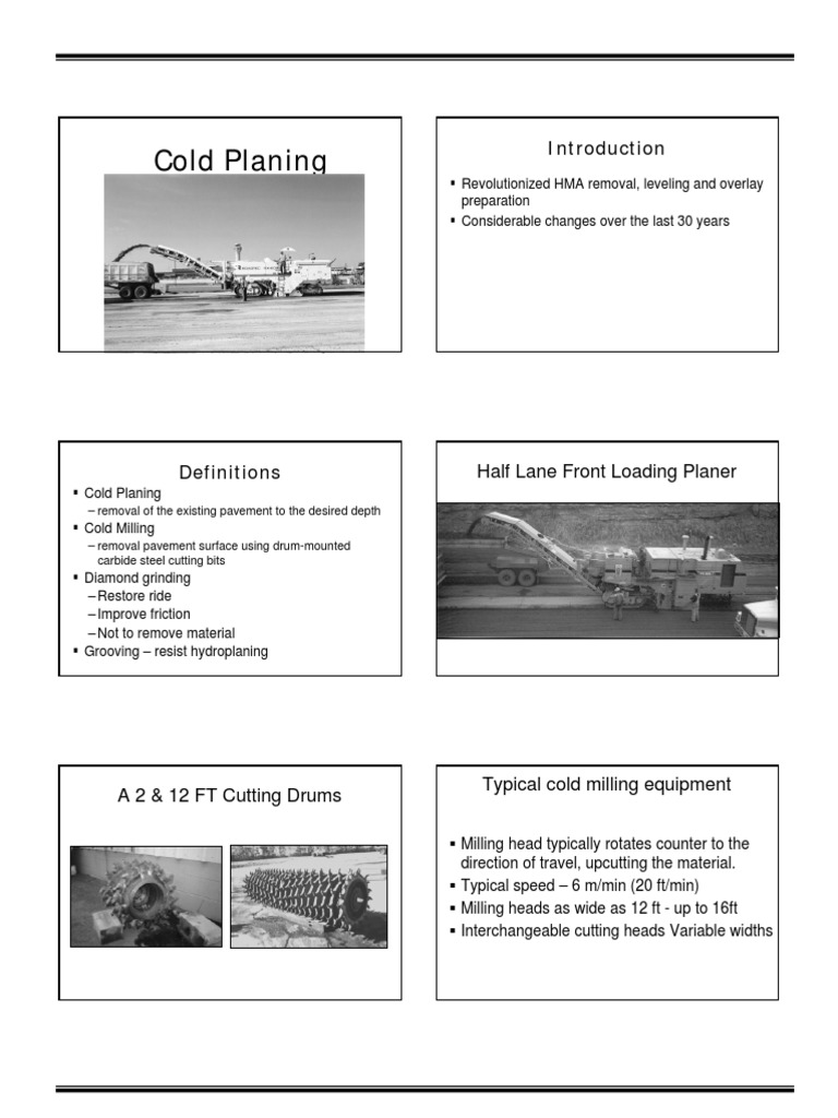 Cold Planing for Pavement Experts | PDF | Home & Garden | Computers