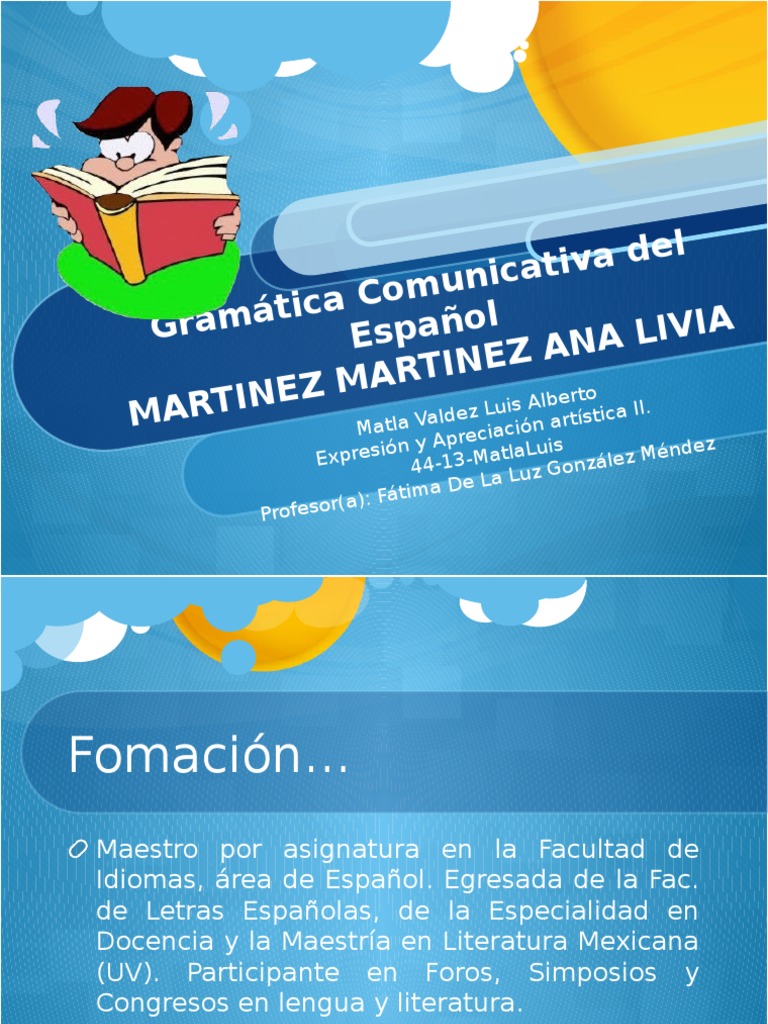 Gramática Comunicativa Del Español | PDF | Oración (Lingüística ...