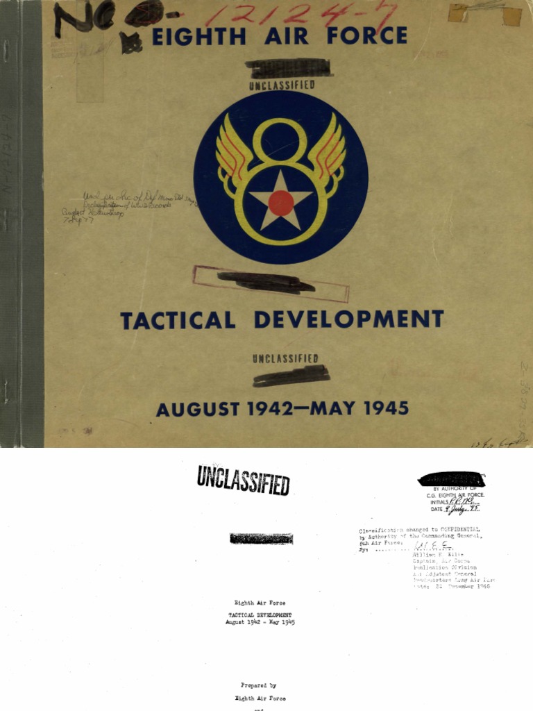 Eighth Air Force Tactical Development, August 1942 - May 1945 | PDF | Republic P 47 Thunderbolt ...