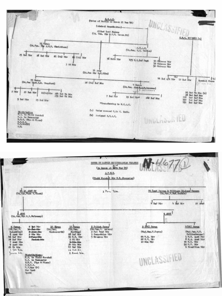 Order of Battle Outline Charts | PDF | Military | Military Science