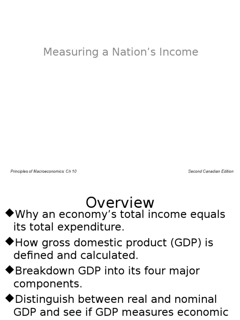 GDP | PDF | Gross Domestic Product | Measures Of National Income And Output