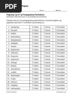 Kasingkahulugan at Kasalungat Set B: Worksheet Made by - All Rights ...