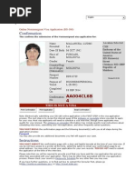 Nonimmigrant Visa - Confirmation Page | PDF | Travel Visa | Fingerprint
