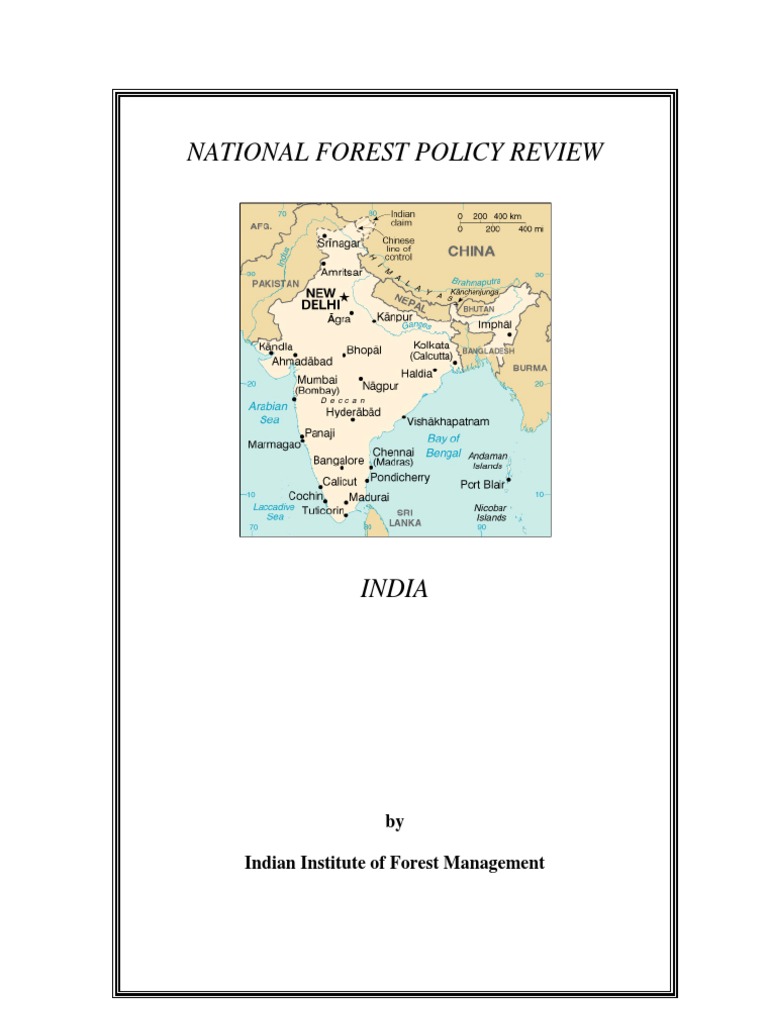 National Forest Policy Review in India | PDF | Forestry | Sustainability
