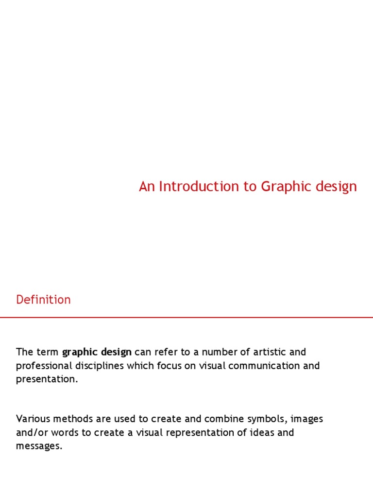 An Introduction To Graphic Design | PDF | Graphic Design | Graphics
