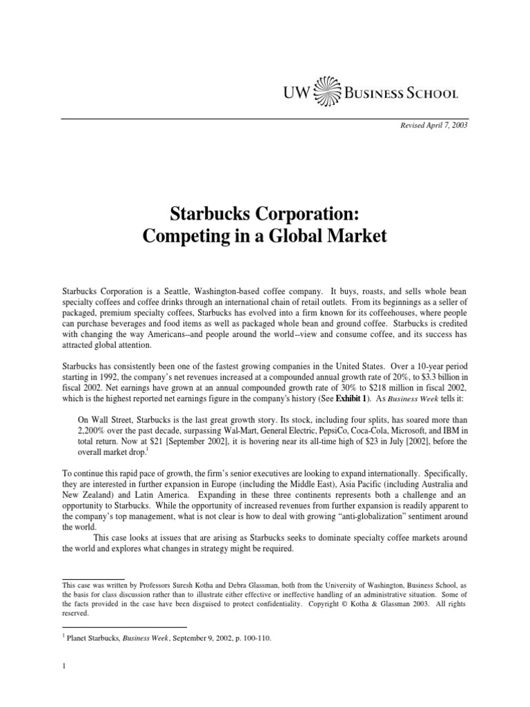 Starbucks | PDF | Starbucks | Coffee