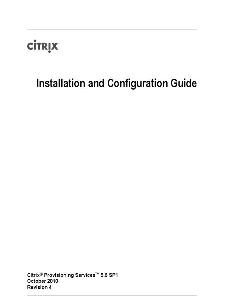 Pvs Installation | PDF | Provisioning | Computer Network