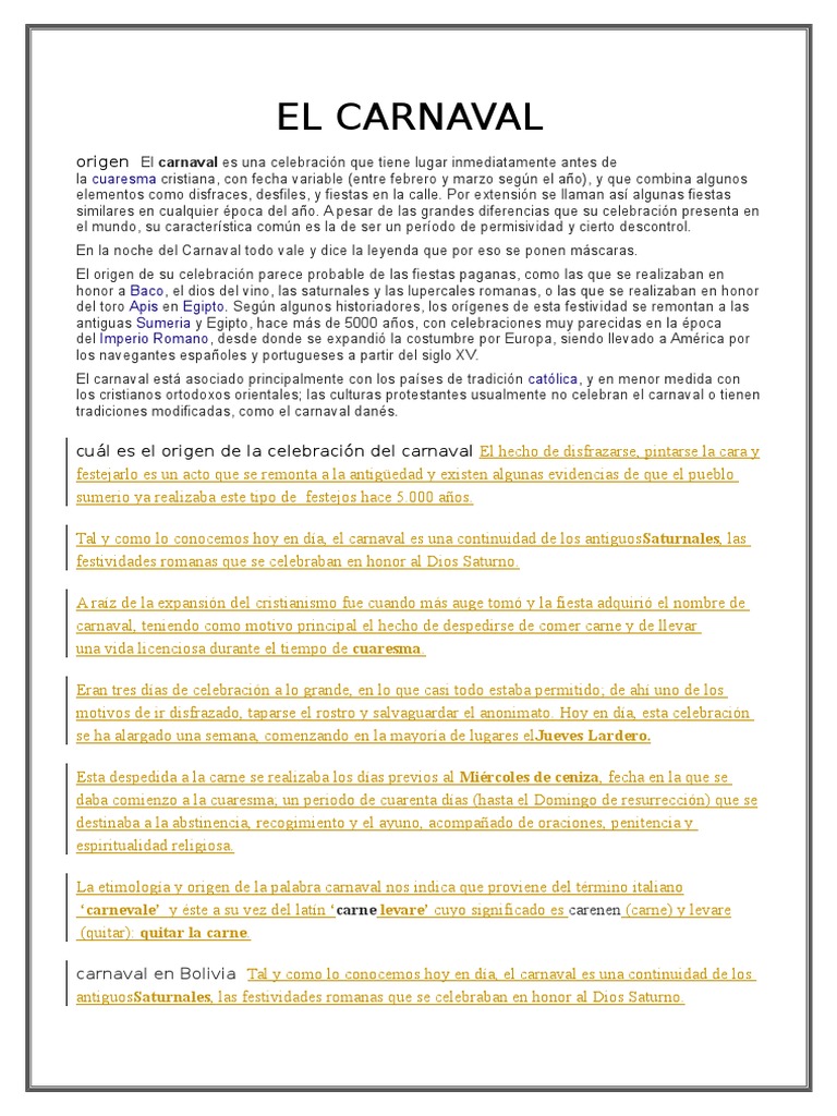 Carnaval 2 | PDF | Carnaval | Prestado