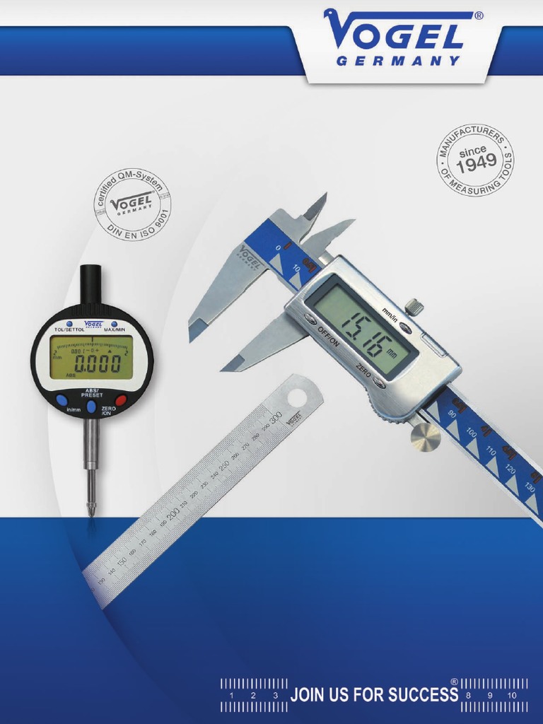 Catalogo Medicion 3.4 VOGEL | PDF | Tornillo | Science