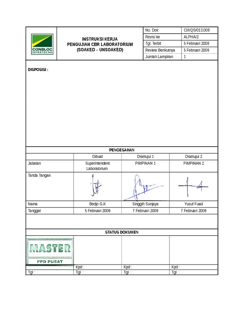 8 CBR Laboratorium | PDF