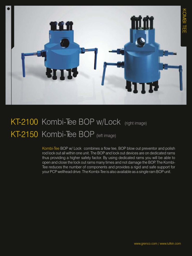 Kombi-Tee BOP w/ Lock Overview | PDF