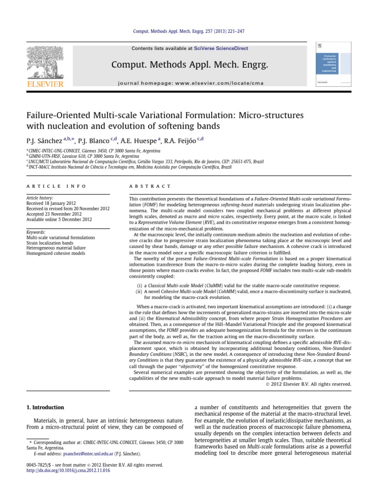 Version Publicada Multiscale Failure | PDF | Continuum Mechanics ... Version Publicada Multiscale Failure | PDF | Continuum Mechanics ...