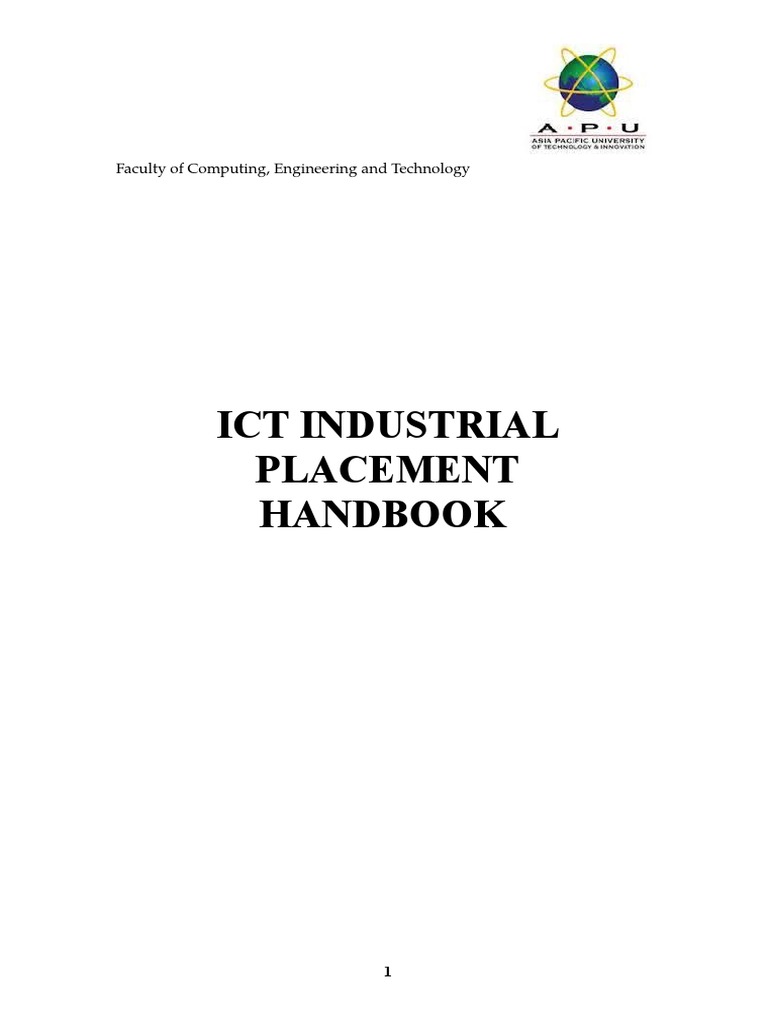 01 APU ICT Industrial Placement Handbook - Student | Download Free PDF ...