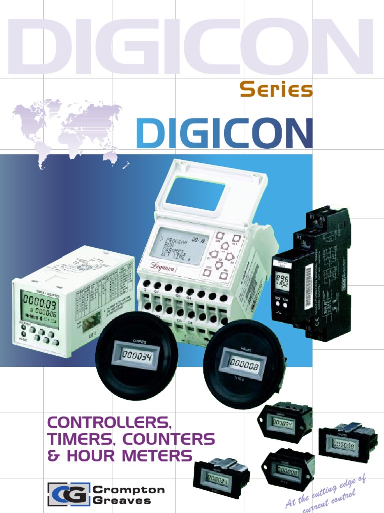 Controladores Crompton Greaves | PDF | Timer | Relay