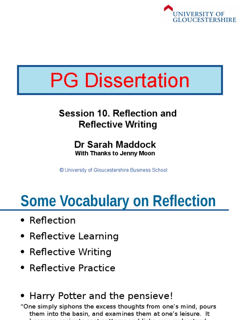 Session 10 - Reflective Writing | PDF | Learning | Cognition