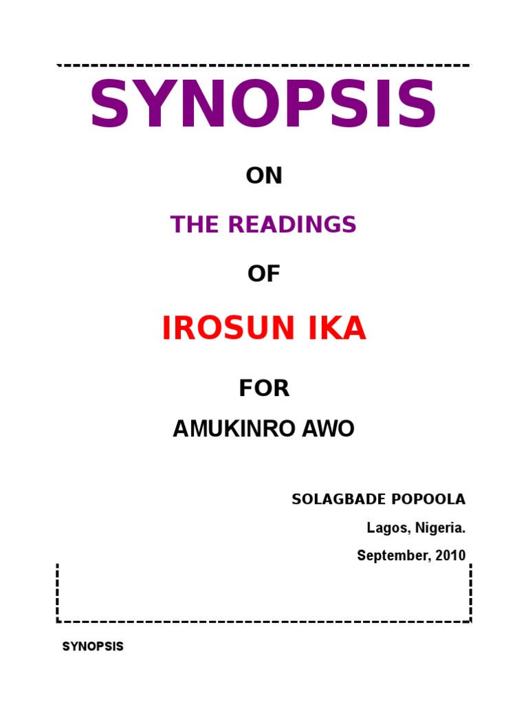 11 Irosun Ika | PDF | Religion And Belief