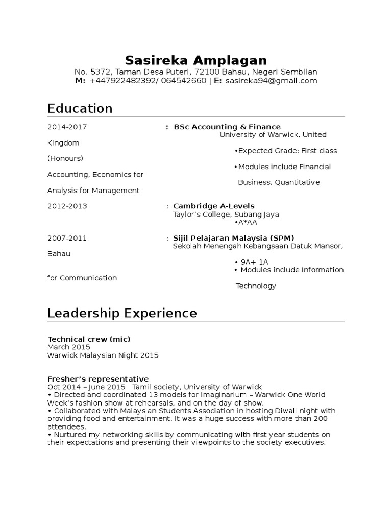 Resume (Prasanna) | PDF