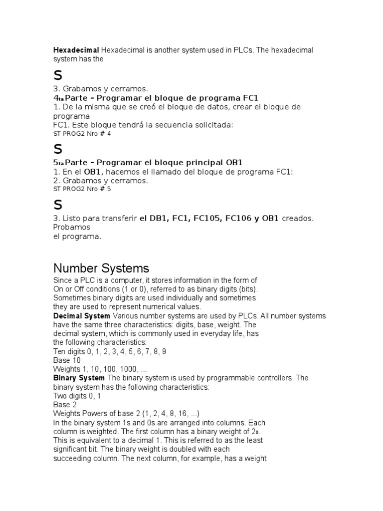 Number Systems: ST Prog2 Nro # 4 | Download Free PDF | Naming Conventions | Computer Architecture