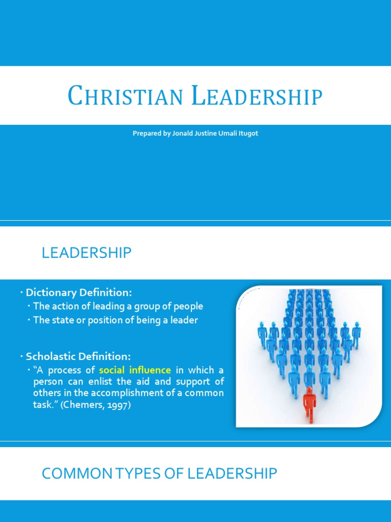 Christian Leadership | PDF | Transformational Leadership | Leadership