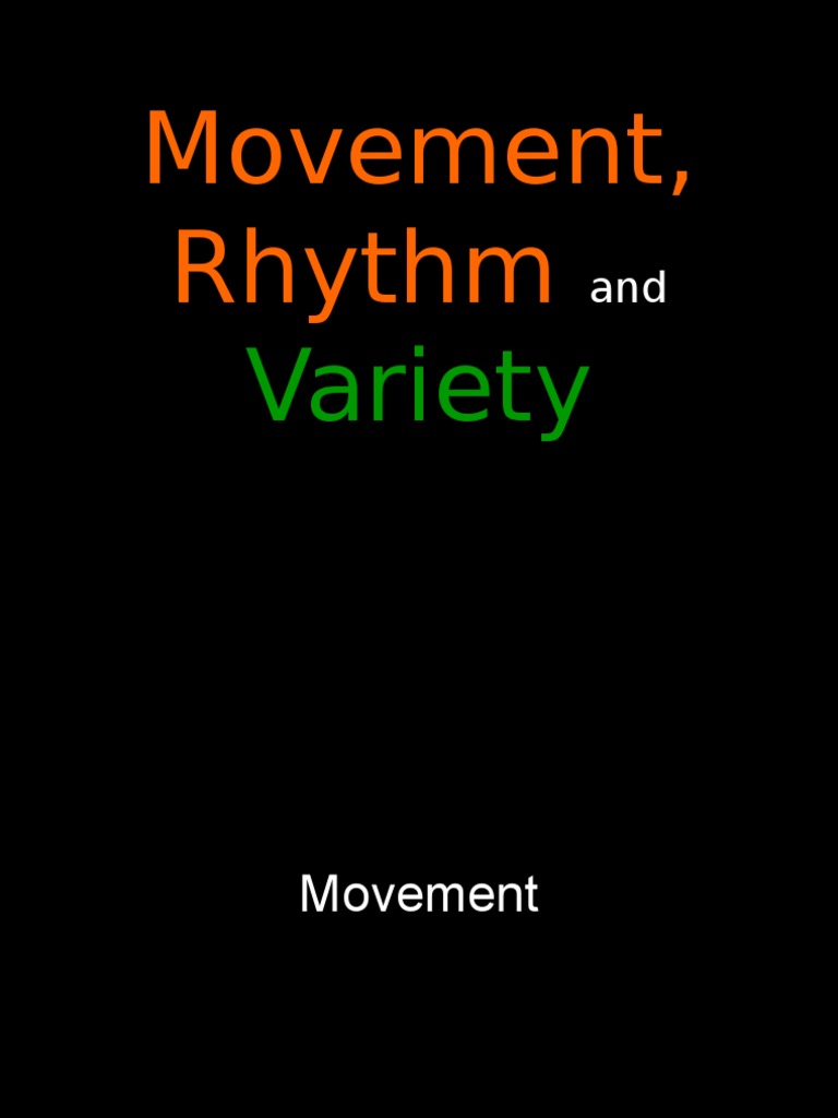 Art Movement, Rhythm, and Variety Explained | PDF