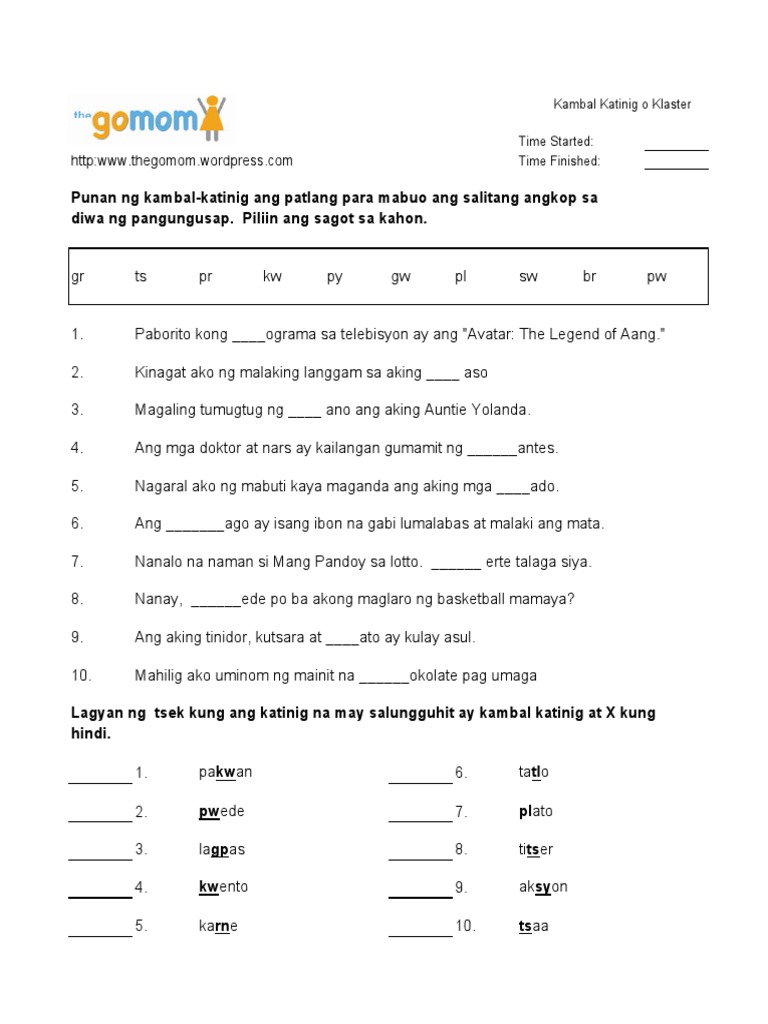 Kambal Katinig o Klaster PDF | PDF