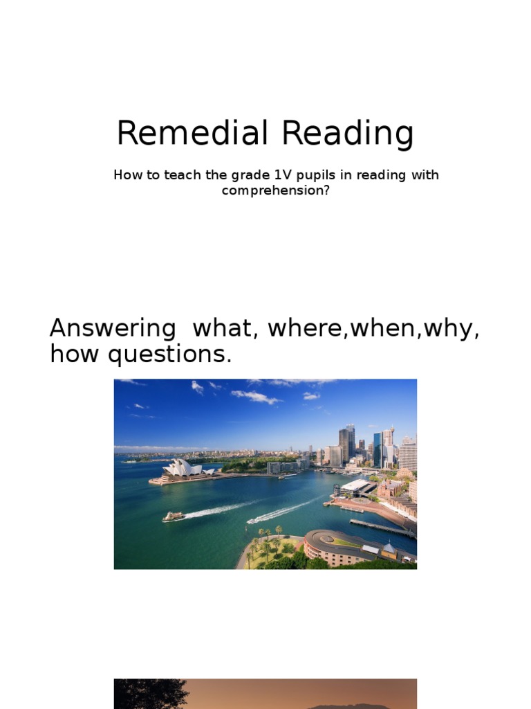 Teaching Grade 4 Reading Comprehension | PDF