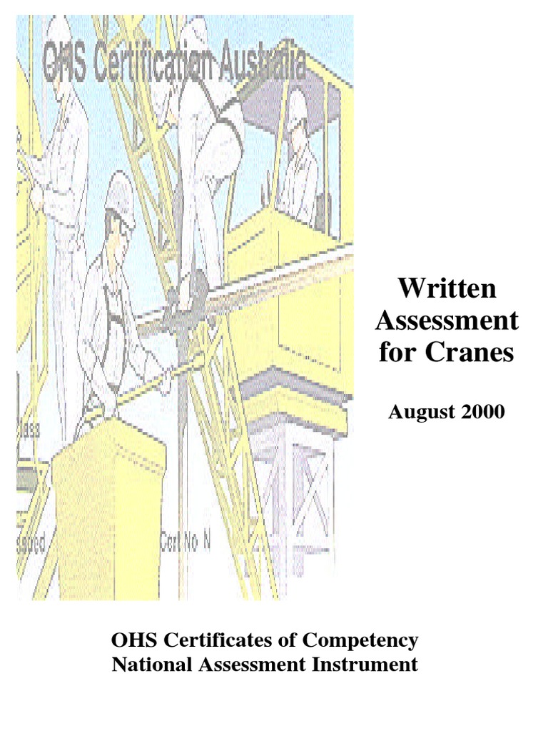 Rigging Test | Download Free PDF | Crane (Machine) | Educational Assessment
