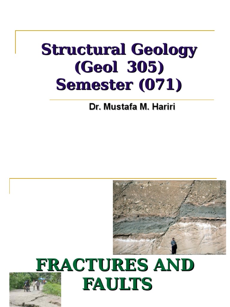 Structural Geology (Geol 305) Semester | PDF | Fault (Geology ...