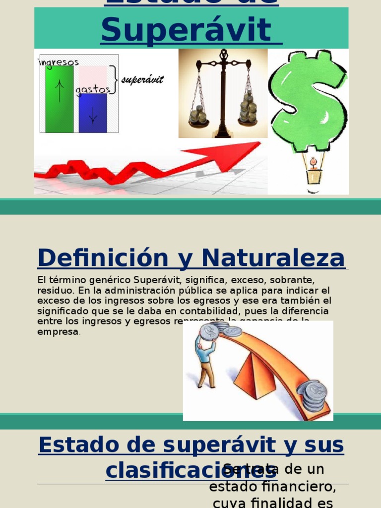 Estado de Superávit | PDF | Beneficio (economía) | Contabilidad