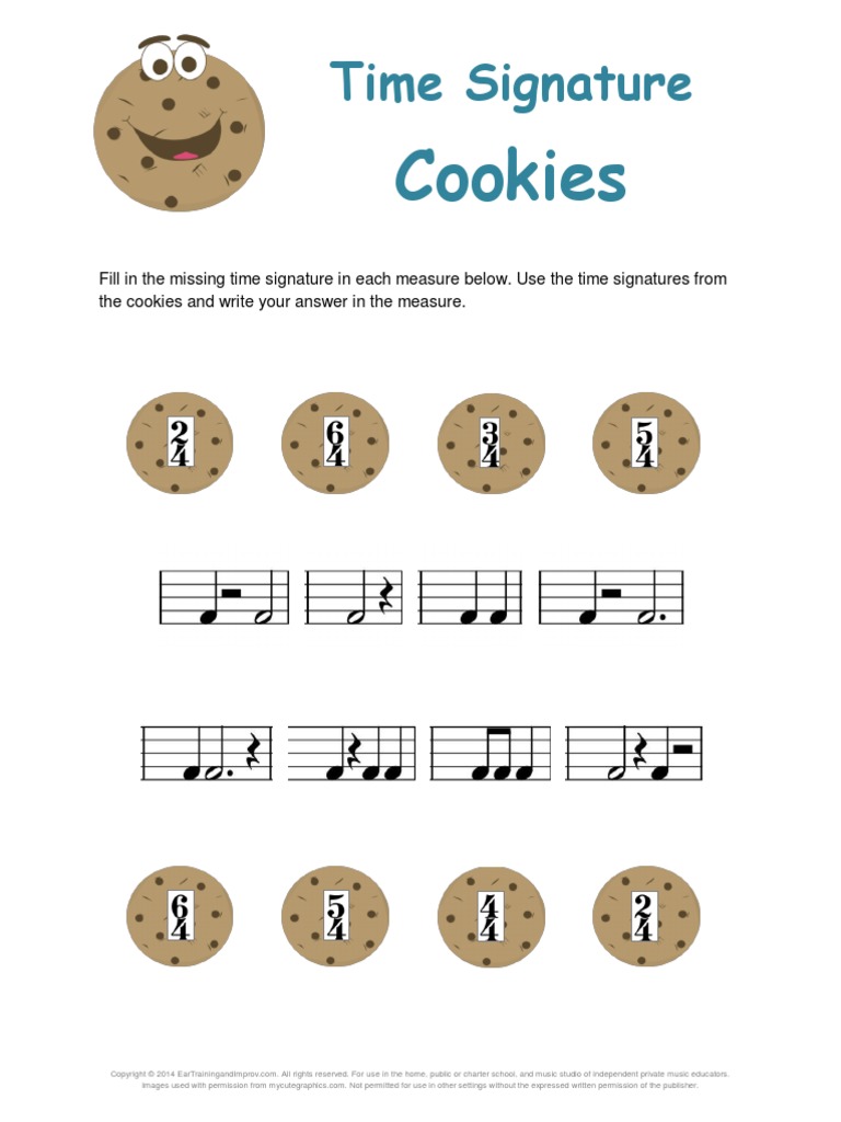 Time Signature Worksheets