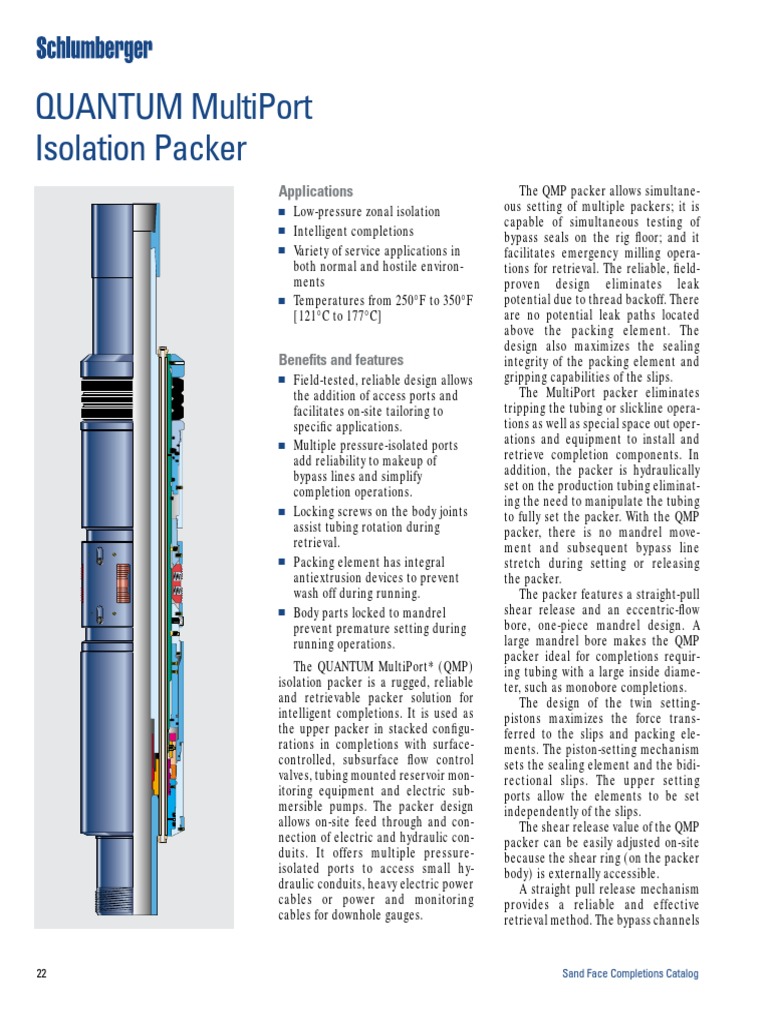 Quantum MultiPort Isolation Packer | PDF | Engineering | Manufactured Goods