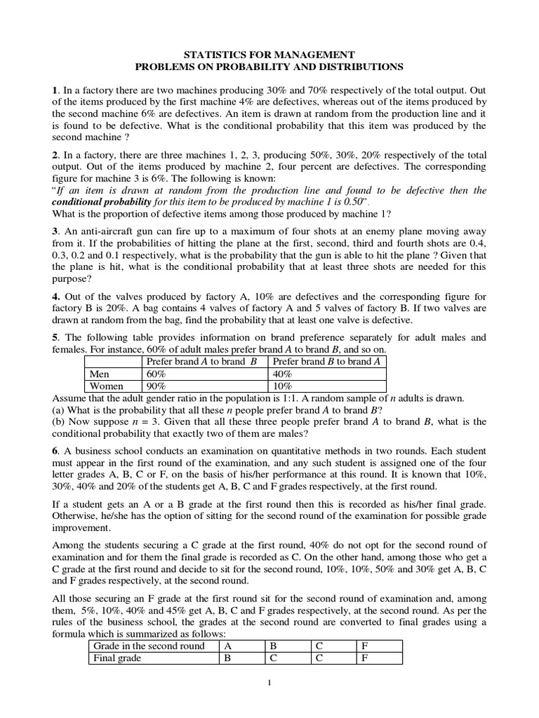 Too Many Problems | PDF | Expected Value | Probability Distribution