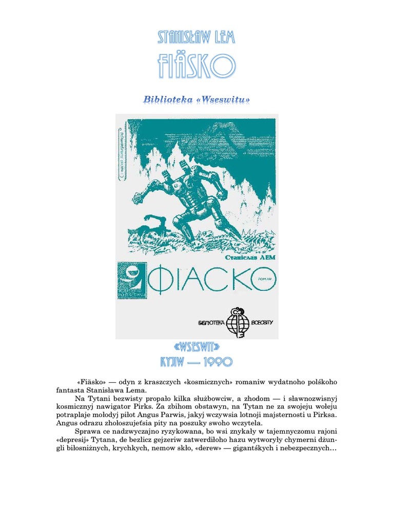 Lem - Fiasko (Abc) PDF