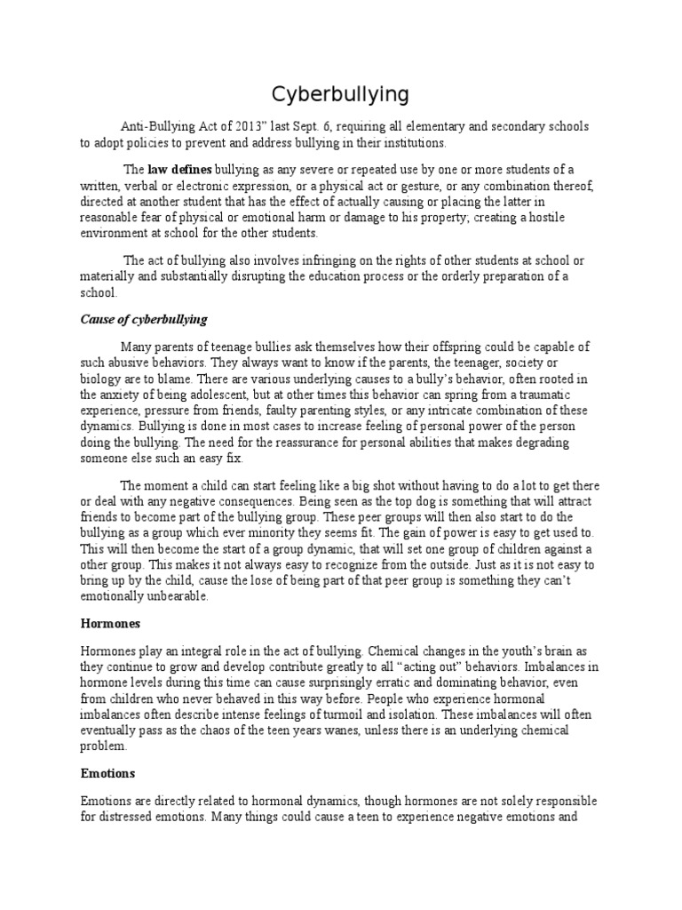 Cyberbullying (English Oral Report) 01 | Cyberbullying | Bullying