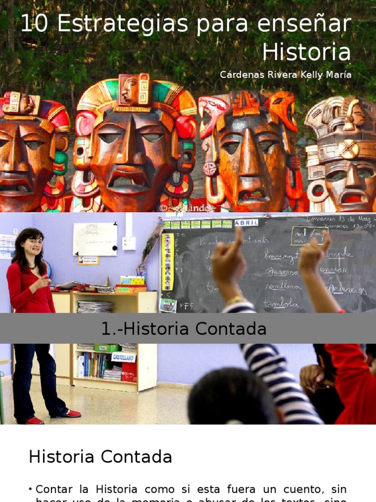 10 Estrategias para Enseñar Historia | PDF