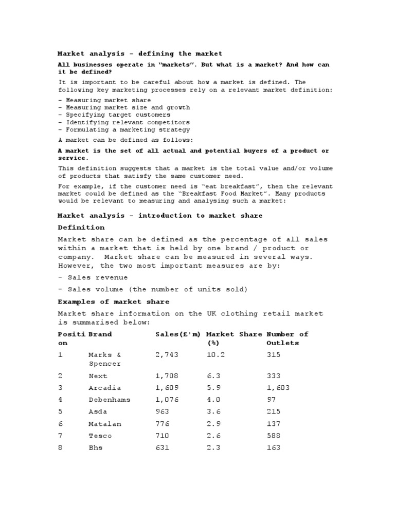 Market Share. Marketing. | PDF | Pricing | Marketing