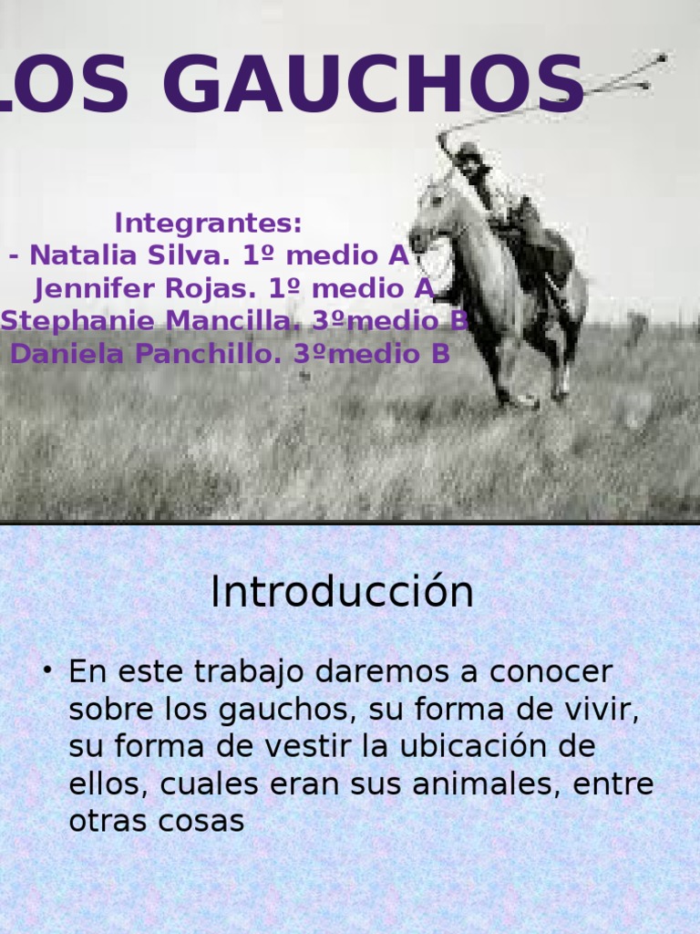 Los Gauchos. | PDF | Cultura (general)