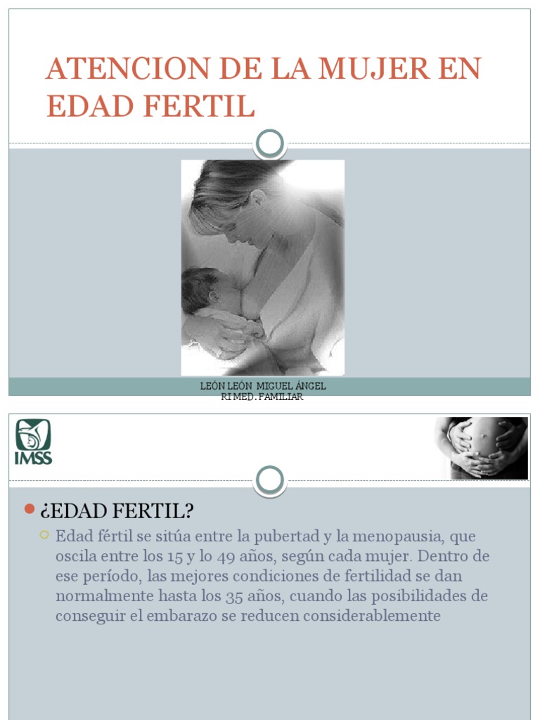 Atencion de La Mujer en Edad Fertil | PDF | El embarazo | Parto